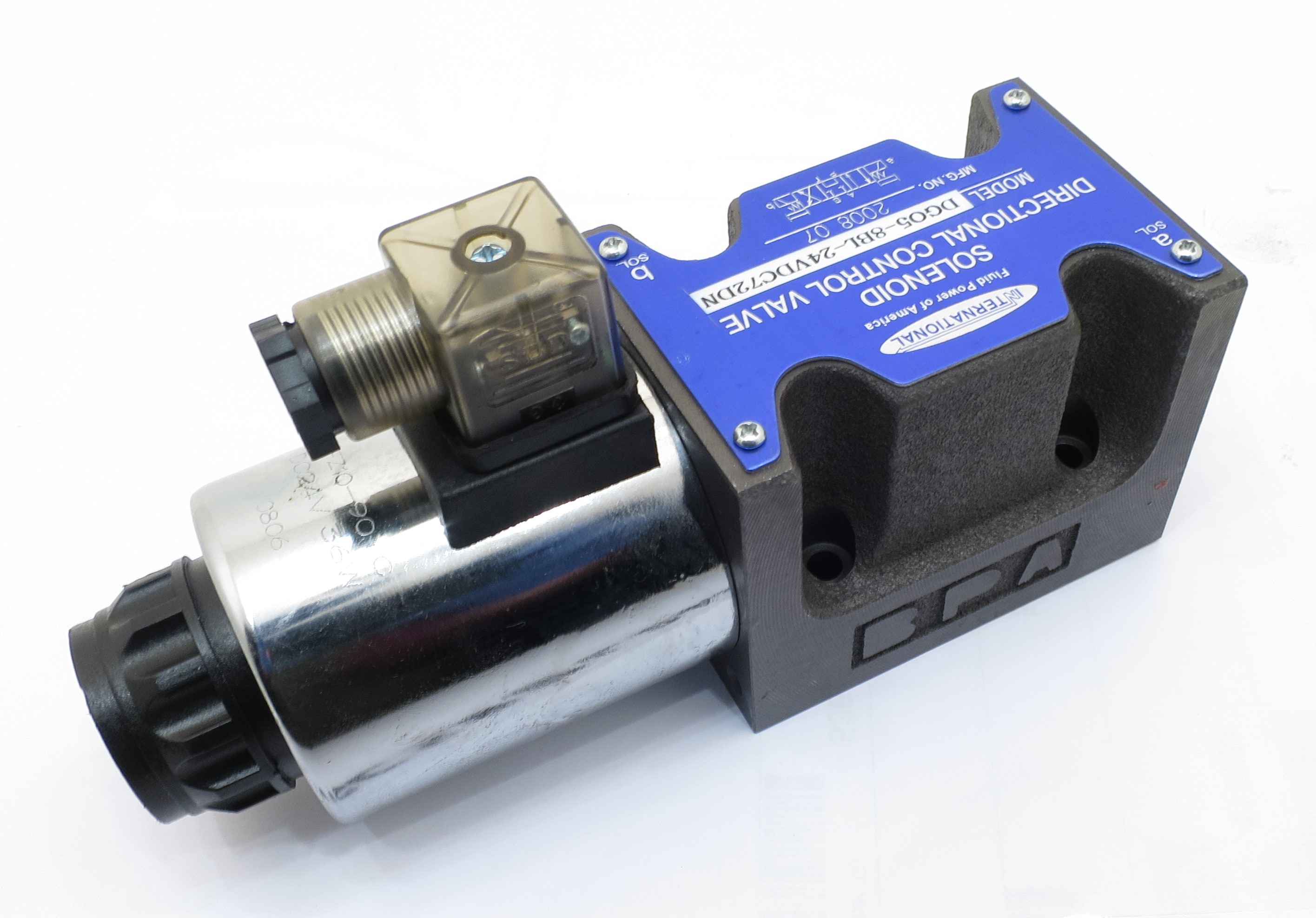 VISC58BL24D(72) - DG05-8BL-24VDC DN SOL VALVE** - White House Products, Ltd
